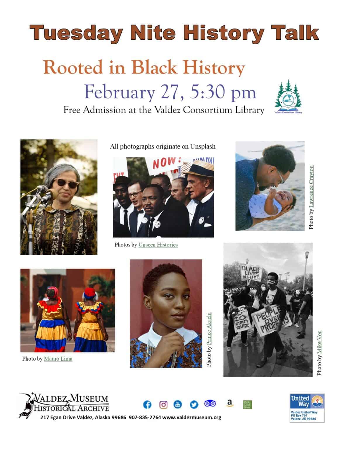 TNHT - Rooted in Black History - Valdez Museum & Historical Archive